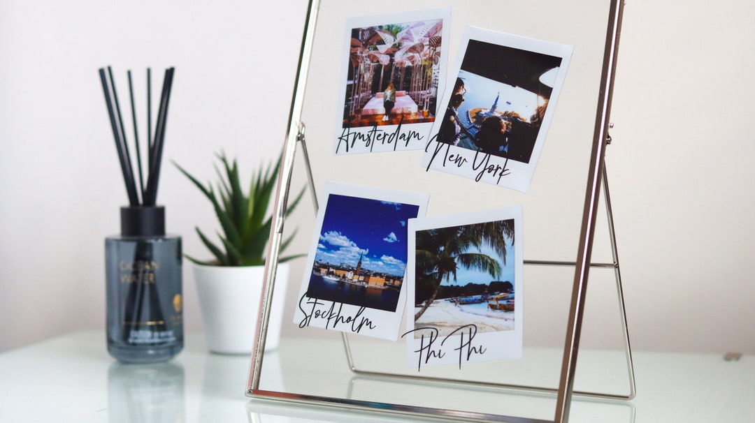 Custom Floating Silver Metal Frame Instax Mini - Etsy