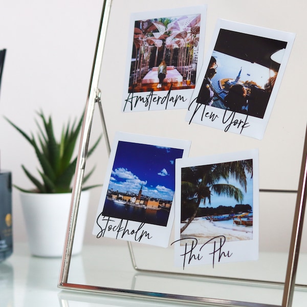 First Fathers Day Custom Instax Photo Frame / Personalised Photo and ...