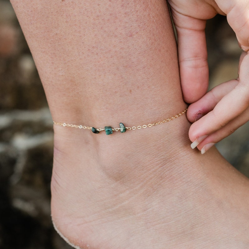 Bohemian Anklet - Etsy