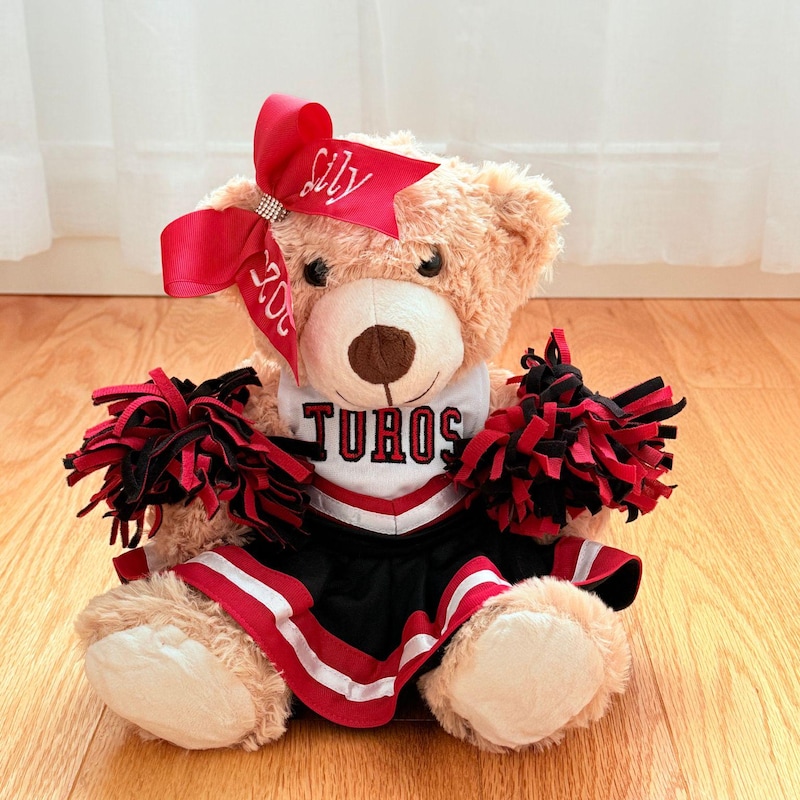 Cheer Personalized Bear - Etsy