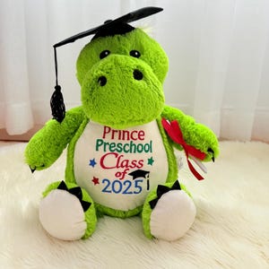 Personalized Embroidered Stuffed Animal - Personalized Graduation Gift ...