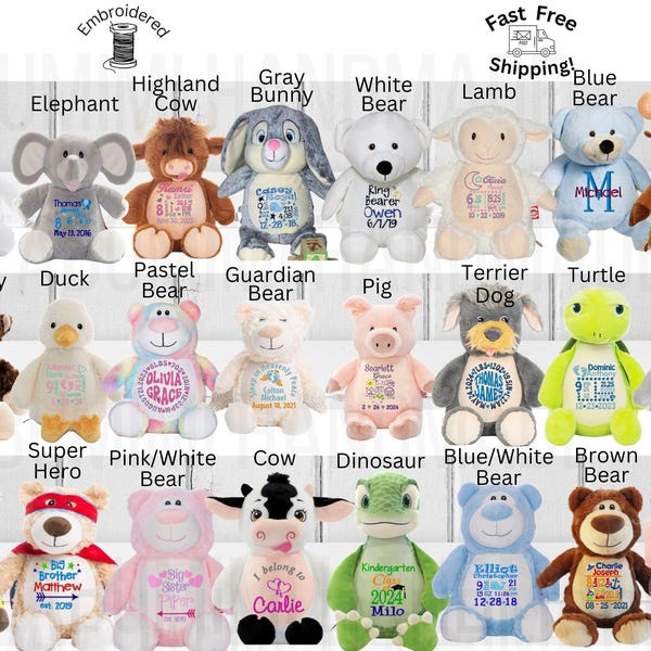 Baby Stuffed Animals - Etsy