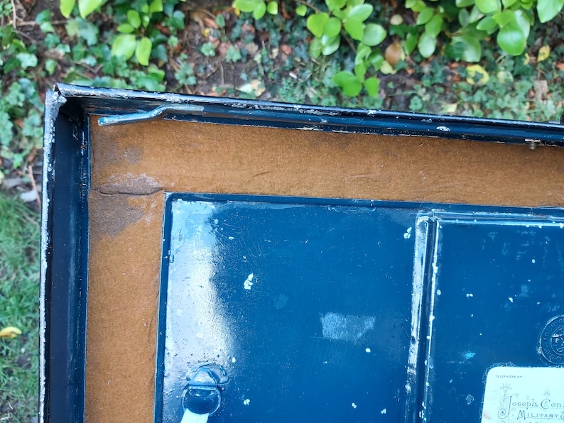 Antique Military Army Trunk With Original Labels Joseph Conan Military Tailor - Dublin - Etsy Israel
