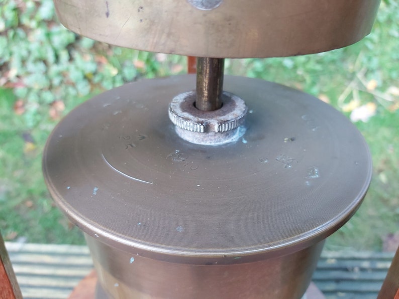 Antique WWI Trench Art Gong – Engraved Military Dinner Chimes, Poppy ...