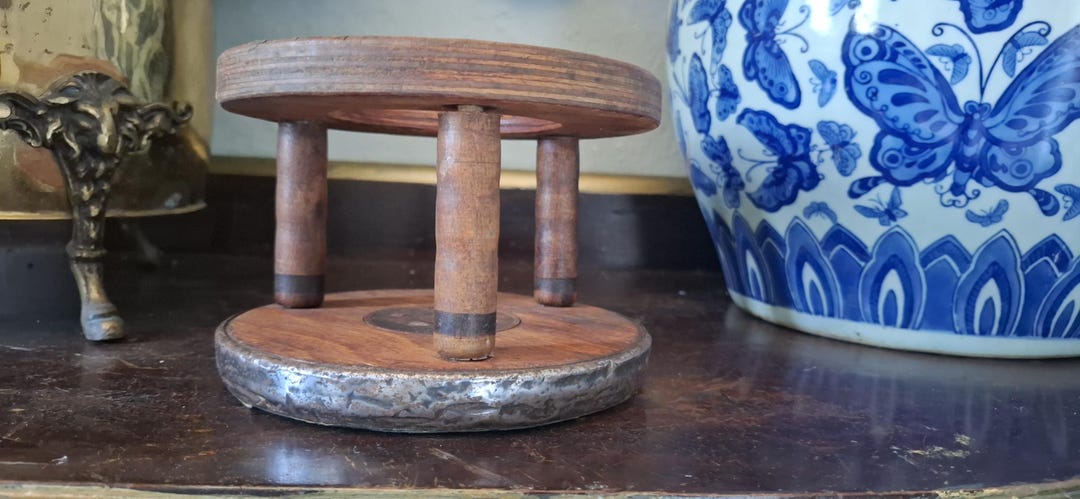 Antique Wooden Bobbin Flange From Oxford Mill, Manchester C1924 in ...