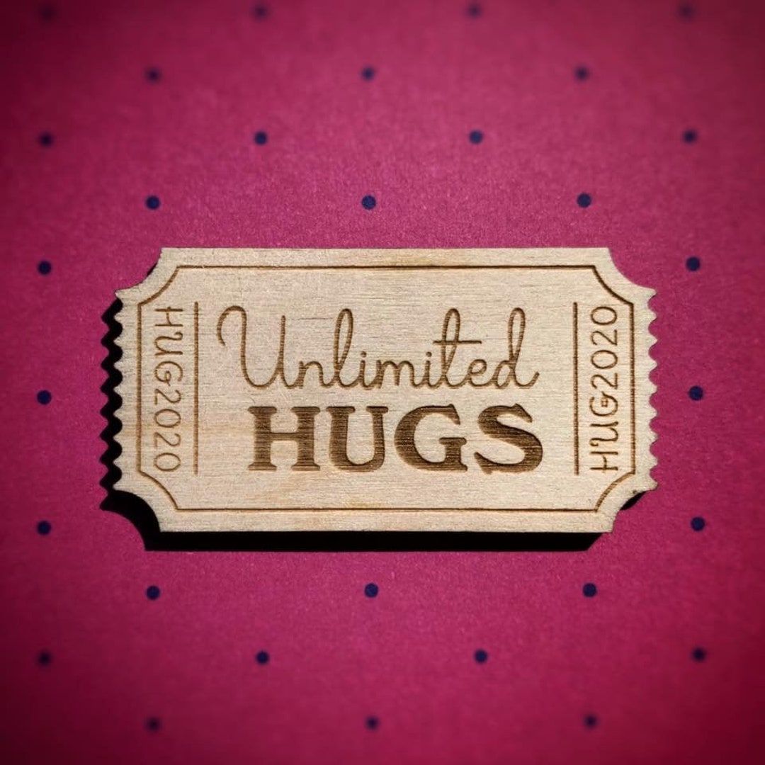 Unlimited Hug Ticket - Etsy UK