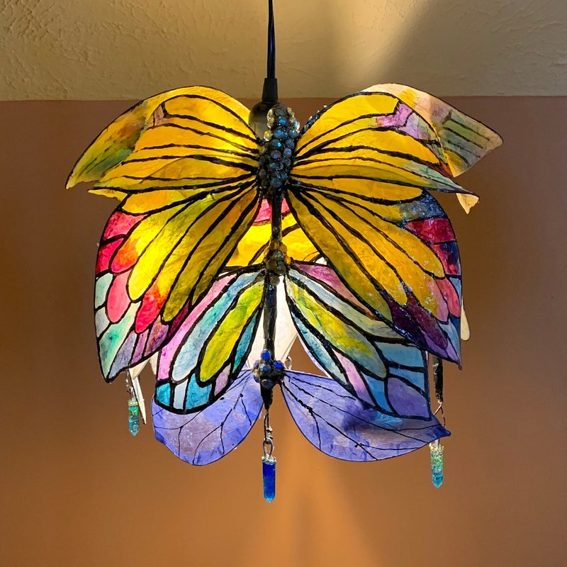 Butterfly Lamp - Etsy