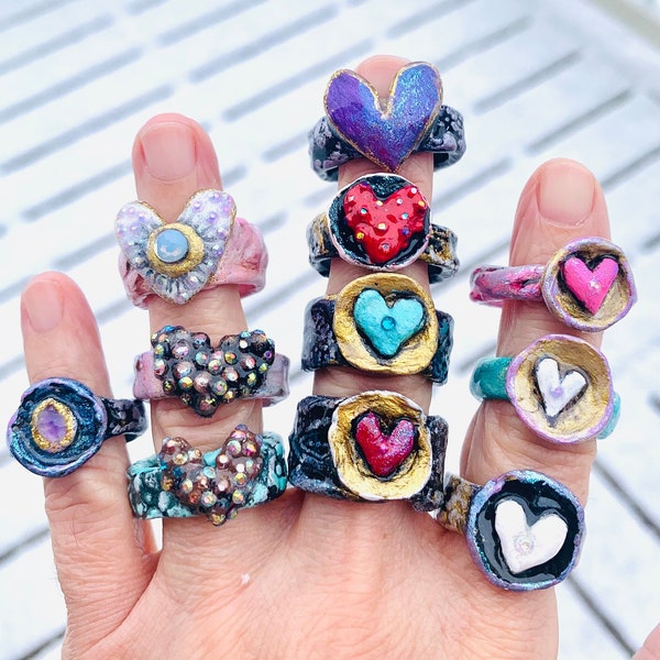 Clay Rings - Etsy