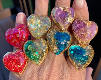 Pink Plastic Ring | Etsy