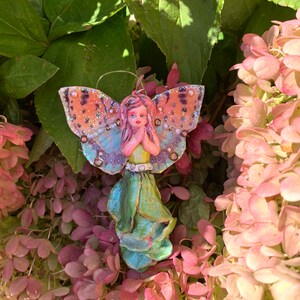 Sweet Rustic Fairies Flower Fairy Ornament Old Style Fairy Decoration ...