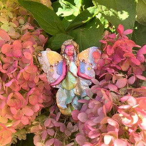 Sweet Rustic Fairies Flower Fairy Ornament Old Style Fairy Decoration ...