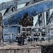 The Victoria Swing Bridge in Leith Docks, This is a Mounted Print of an ...