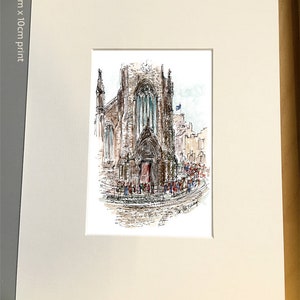 The Hub on the Royal Mile, Edinburgh. A High Quality Signed Print of an ...