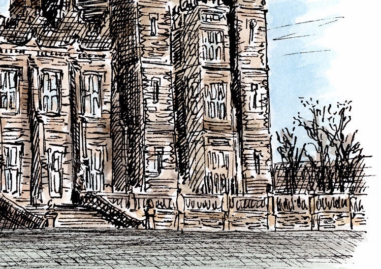 Donaldson's School Building Edinburgh Scotland. A | Etsy