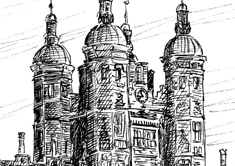 Donaldson's School Building Edinburgh Scotland. A | Etsy