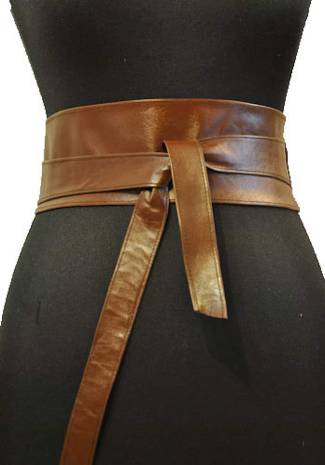 Brown Obi Belt Lether Obi Belt Brown Leather Obi Belt. - Etsy UK