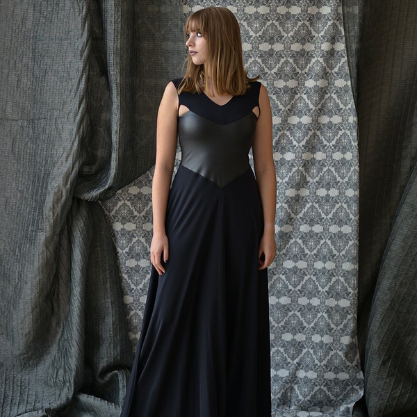 Leather Witch Dress - Etsy