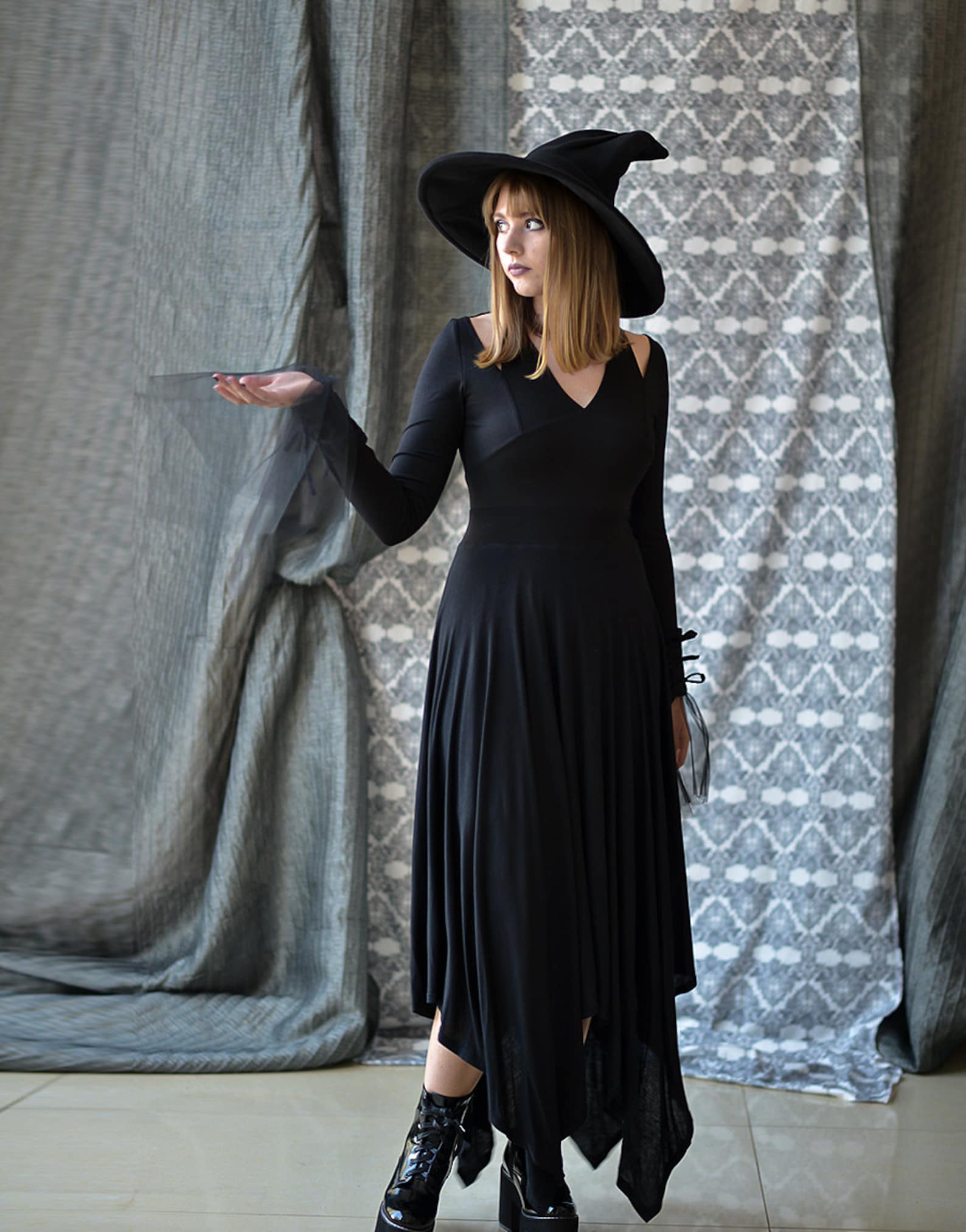 Halloween Witch Hat Costume Hat - Etsy