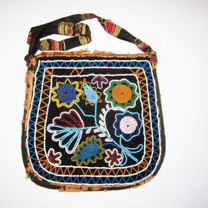 RARE Micmac Mi'kmaw Mi'kmaq Beaded Purse Bag Ca. 1860 - Most Beadwork ...