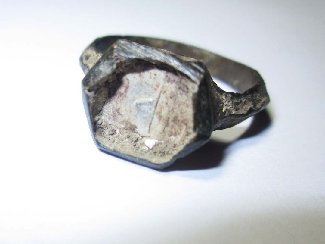 Authentic Excavated Bronze Ring With Mica Medieval Northern Europe ...