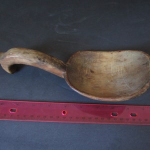 Vintage Northeastern Native American Effigy Hardwood Ladle With Horse ...