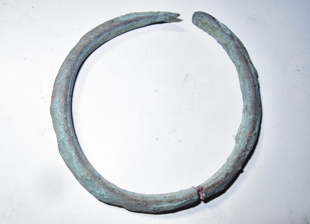 Relic Viking Bronze Bracelet - Classic Example From Scandinavia C.800 ...