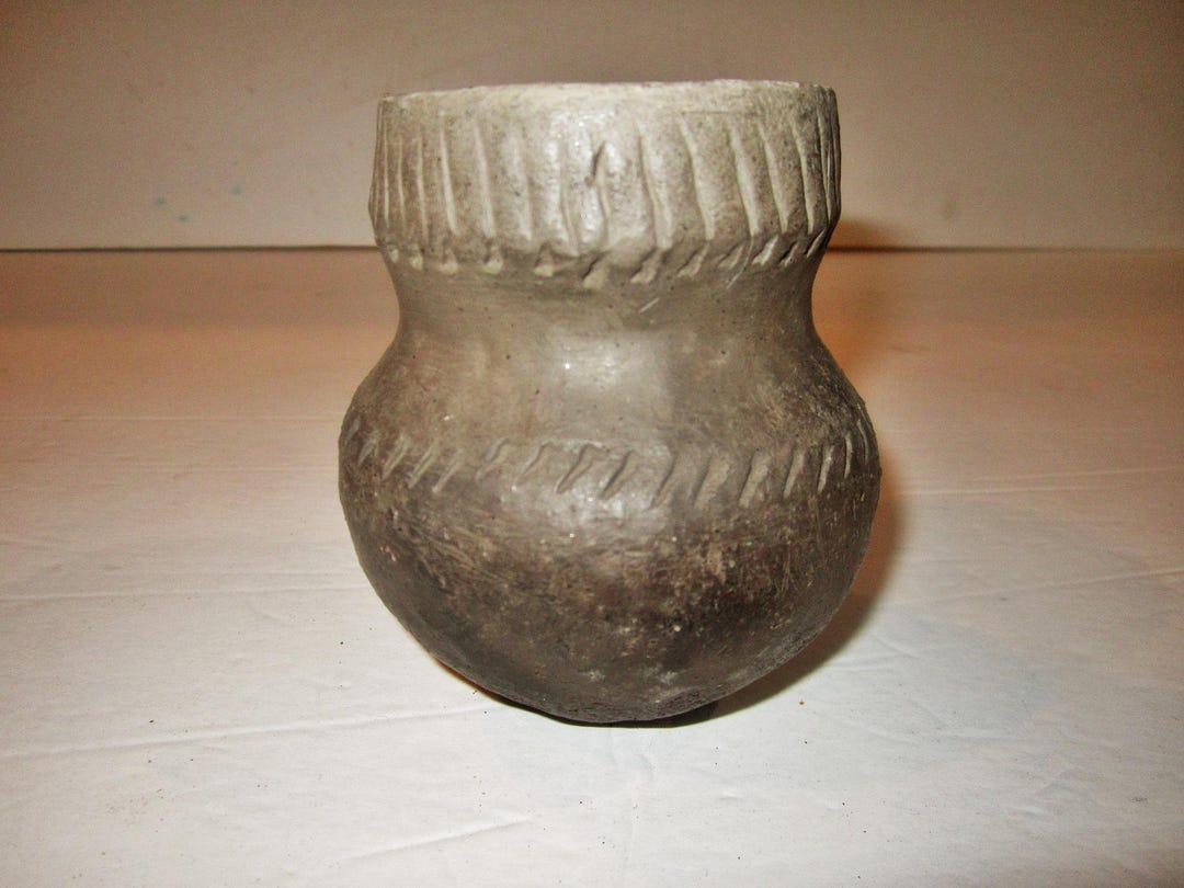 Traditional Precontact Iroquois Style Pot in Mohawk Valley Style 3 3/4 ...