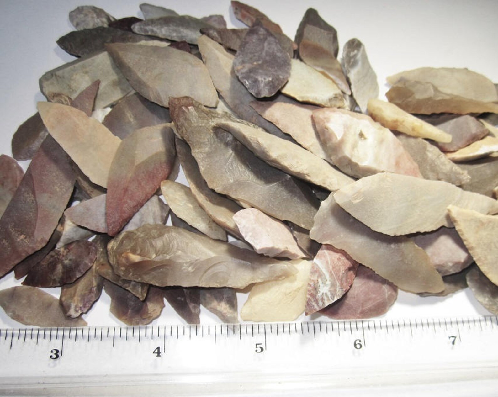 Four 4 Neolithic Flint and Stone Blades or Points Subsahara | Etsy