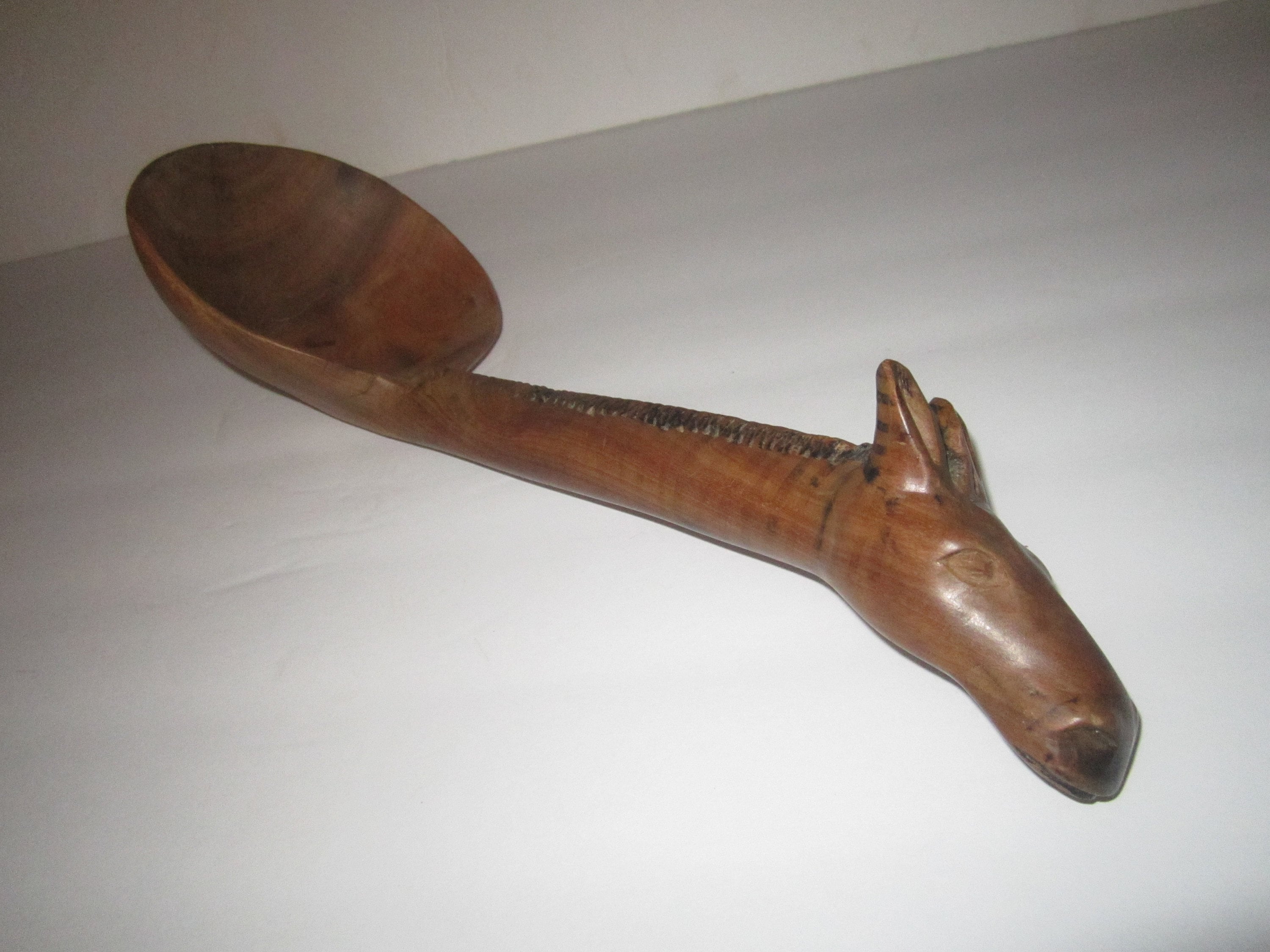 Vintage Native American Effigy Ladle, Horse Head, Hardwood - Etsy