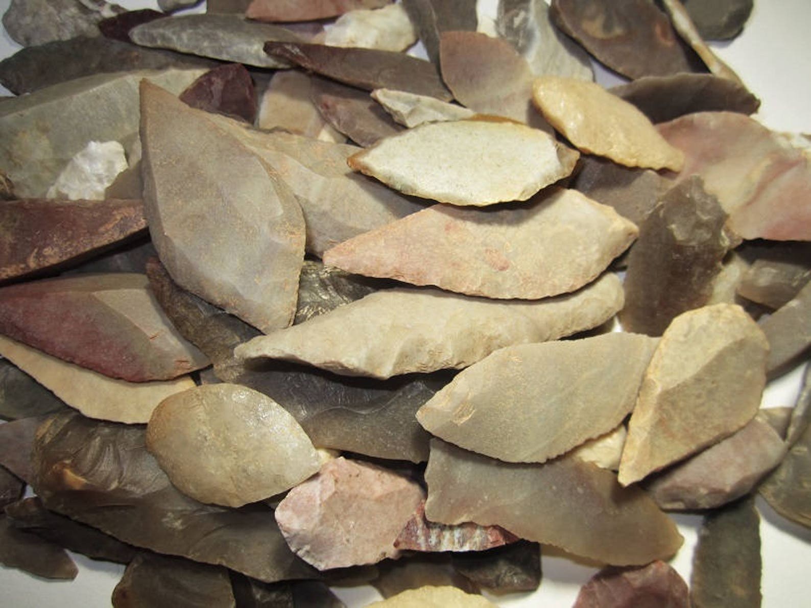 Four 4 Neolithic Flint and Stone Blades or Points Subsahara | Etsy