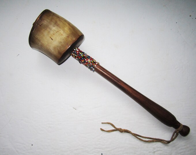 Traditional Authentic Iroquois Horn Rattle Haudenosaunee 20th C. - Etsy