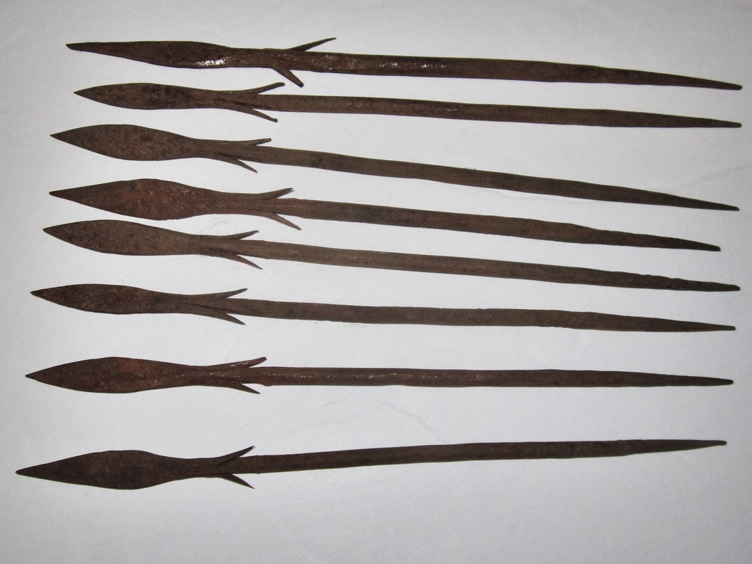 One 1 of These Bura Spear Point From Africa Pictured Above, Hand Forged ...