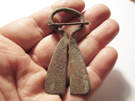 Authentic Viking Lake Ladoga Penannular Omega Alloy Fibula - Etsy