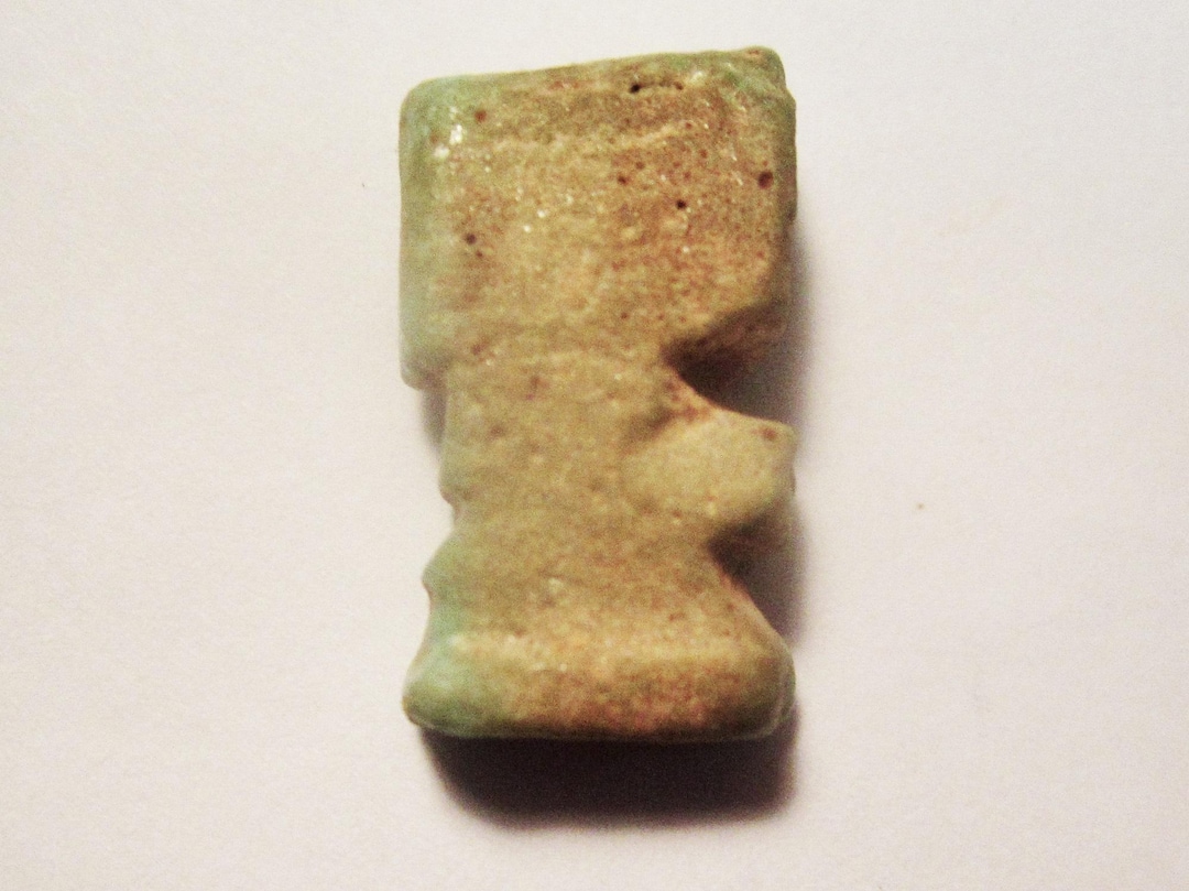 Ancient Egyptian Goddess Shu Amulet of Paste and Faience From the Late ...