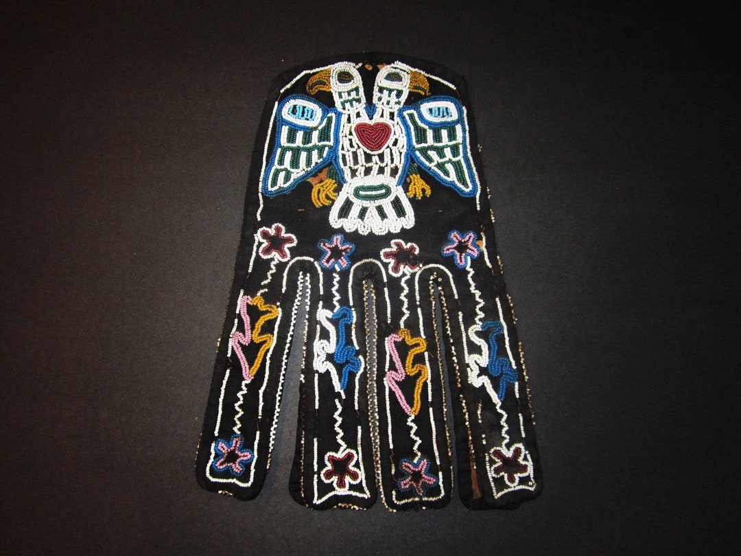 Tlingit Octopus Bag Double Headed Eagle Northwest Coast Native American ...