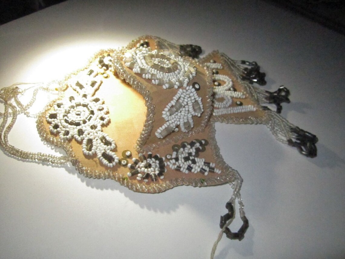 1909 Mohawk Beaded Whimsy Whisk Broom Holder All Original - Etsy