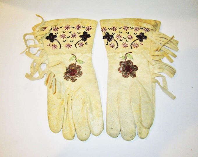 Great Basin - Bannock Nation Gauntlet Gloves - Smoked, Brain Tan Moose ...