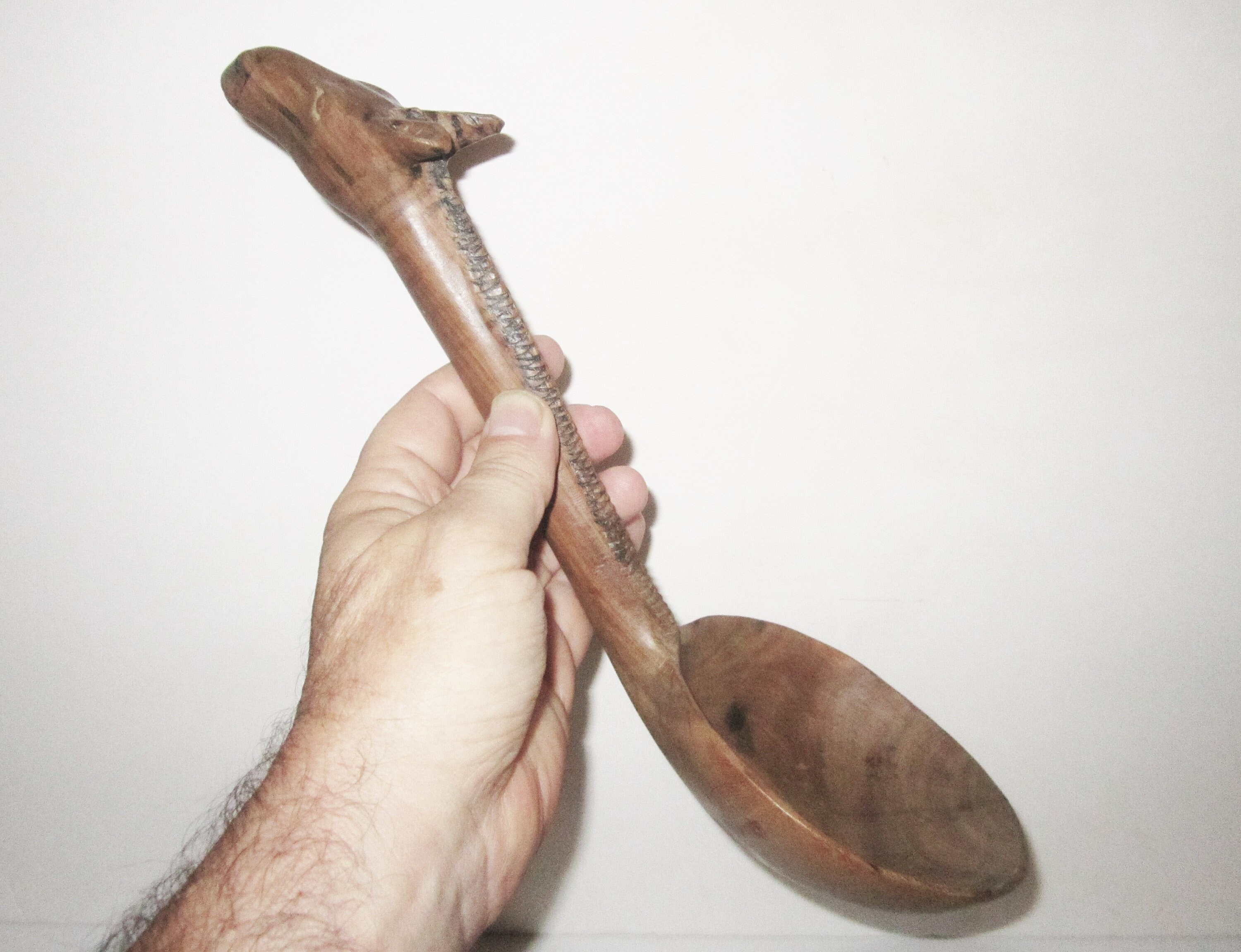Vintage Native American Effigy Ladle, Horse Head, Hardwood - Etsy