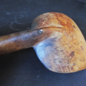 Vintage Northeastern Native American Effigy Hardwood Ladle With Horse ...