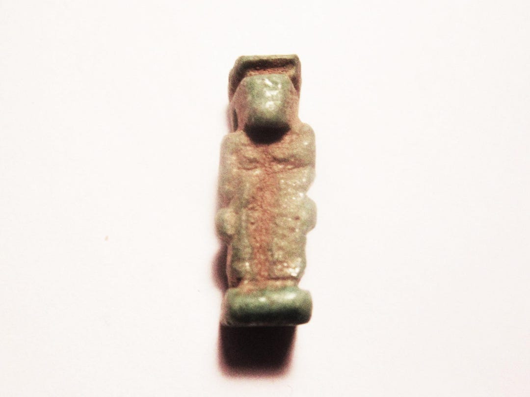 Ancient Egyptian Thoth Faience and Paste Amulet Late Period 600 - 300 ...