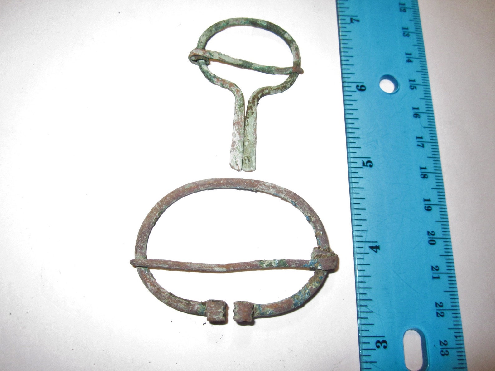 2 Viking Medieval Bronze Penannular and Omega Fibula Brooch - Etsy