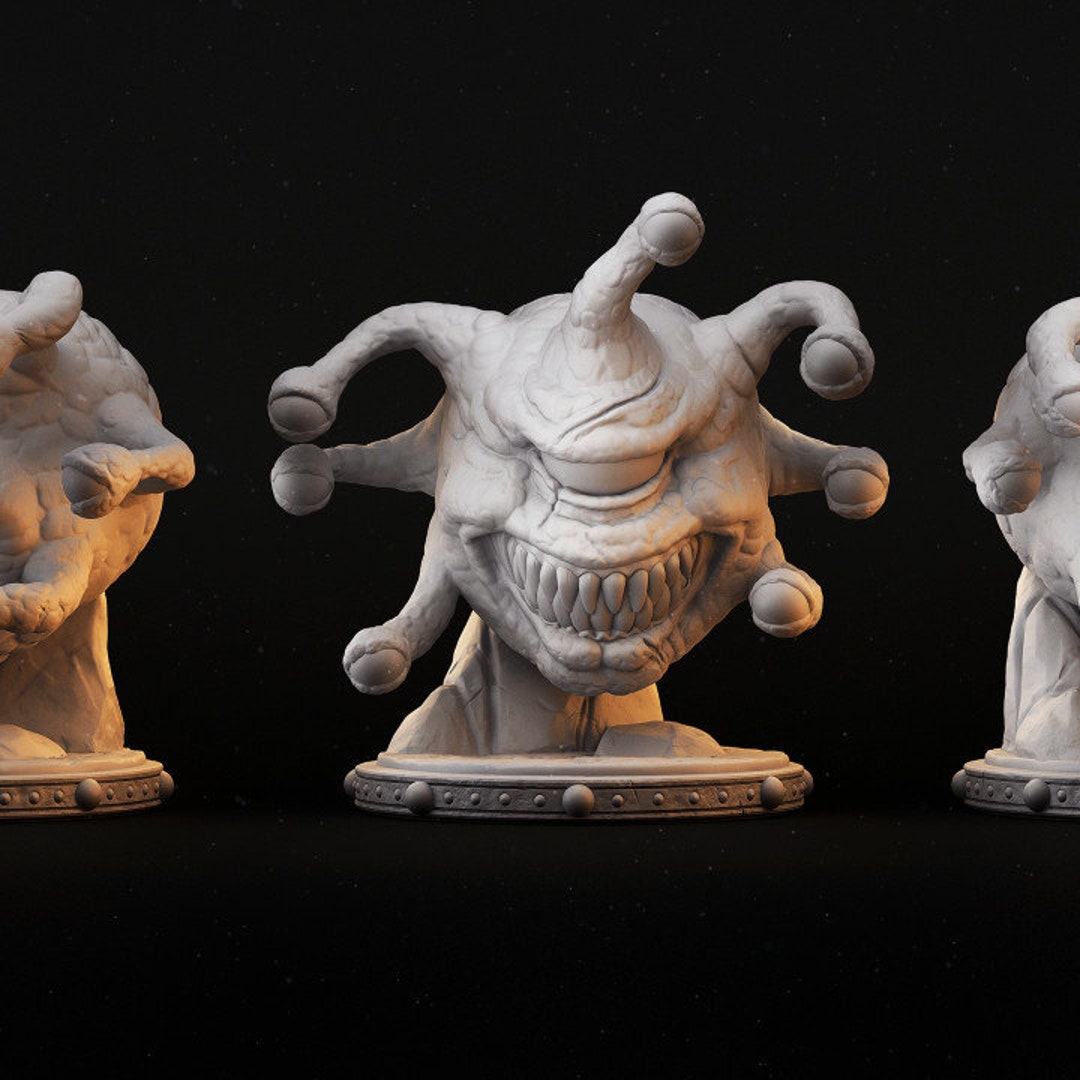 The Watcher 3D Printed Miniature Primal Collectibles Dnd - Etsy