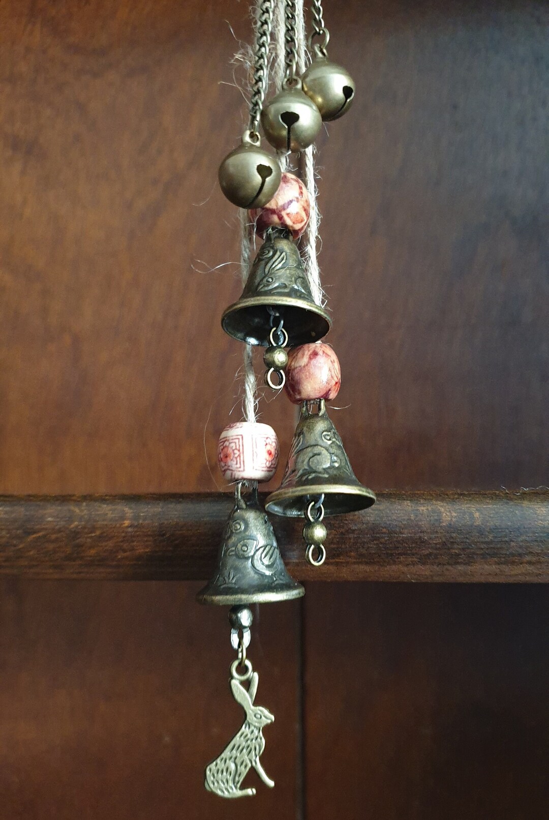 Celtic Hare and Triquetra Witch Bells, a Magical Protection and ...
