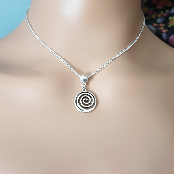Spiral Necklace - Etsy