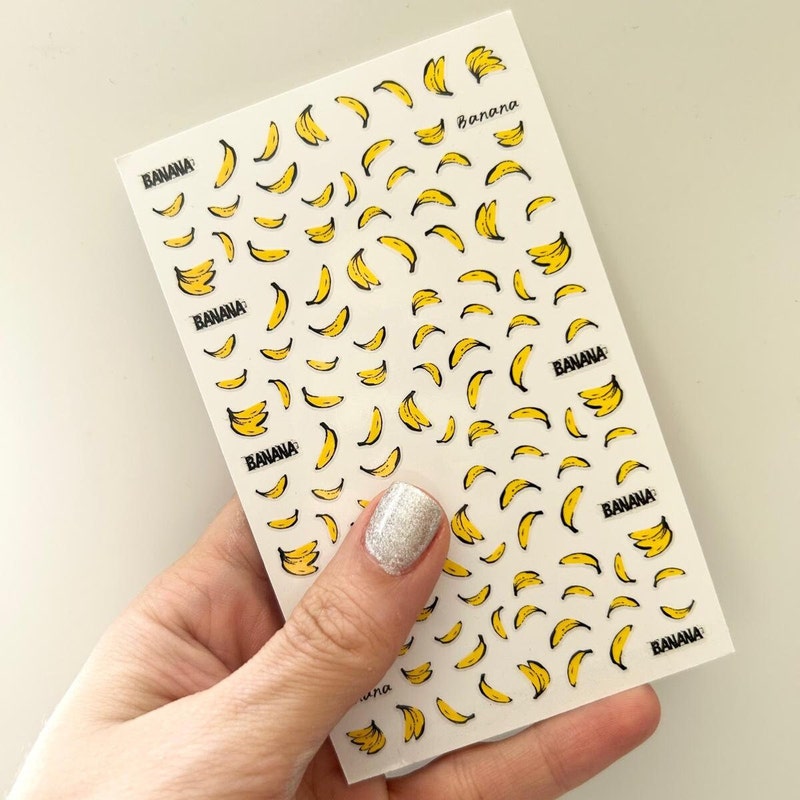 Banana Sticker - Etsy