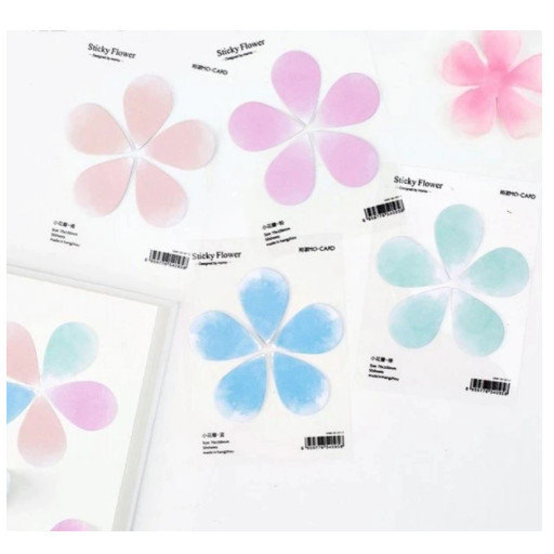 Flower Petals Sticky Notes - Etsy UK