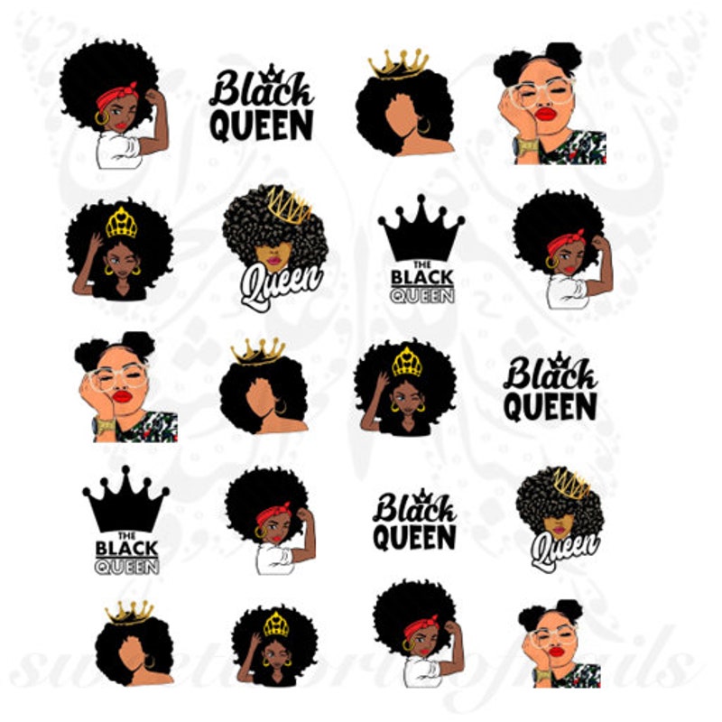 Afro Decal - Etsy