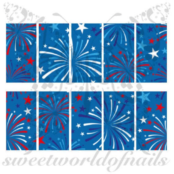 Fourth of July USA Fireworks Water Full Wraps | Etsy