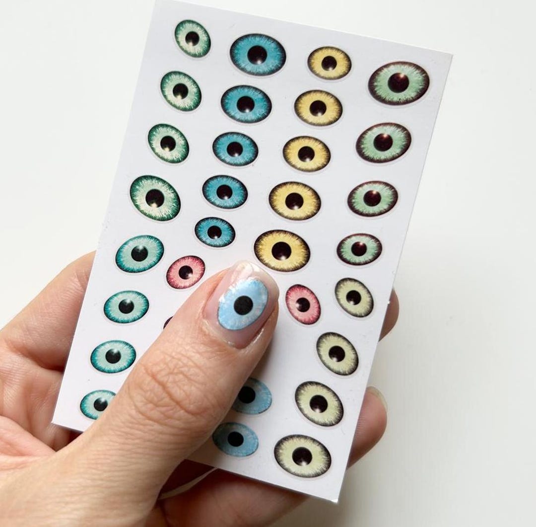 Eye Pupil Nail Art Stickers - Etsy