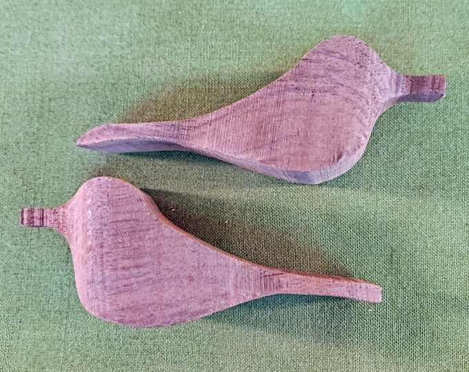 Comfort Bird Carving Set, Walnut, Set of Two, Whittling Blanks, Bird ...